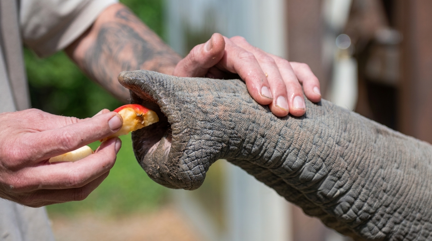 An Elephant Can Pick Up a Tortilla Chip Without Breaking It and ...